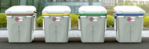 Plastic waste container - BARCELONA - Dennis Eagle - side-loading / for ...