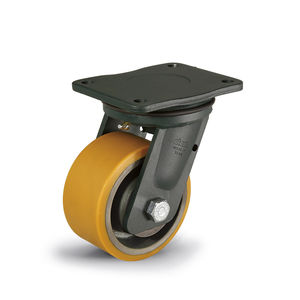 Swivel caster - GN 22892 - Otto Ganter GmbH & Co. KG - base plate / for ...