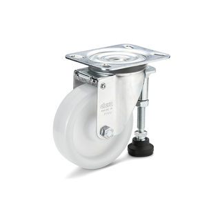 Swivel caster - GN 22885 - Otto Ganter GmbH & Co. KG - base plate / for ...