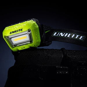 LED head lamp - HL-6R - Unilite - high-power / rechargeable / waterproof