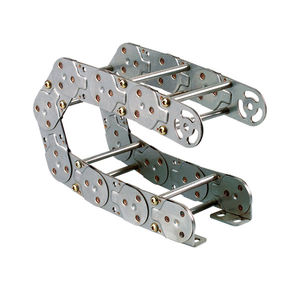 Fully-enclosed drag chain - Gortube series - Dynatect Manufacturing, Inc. - metal / with ...