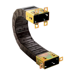 Fully-enclosed drag chain - Gortube series - Dynatect Manufacturing, Inc. - metal / with ...