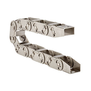 Fully-enclosed drag chain - Gortube series - Dynatect Manufacturing, Inc. - metal / with ...