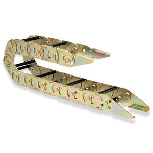 Openable drag chain - Nylatrac® KS series - Dynatect Manufacturing, Inc. - plastic / with separators