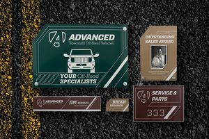 Laser engraving material - LaserLIGHTS - Rowmark - rotary / plastic