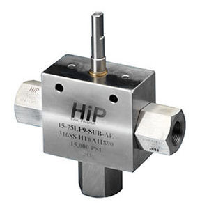 Manual valve - HF-HYD series - HIP - regulating / threaded / straight