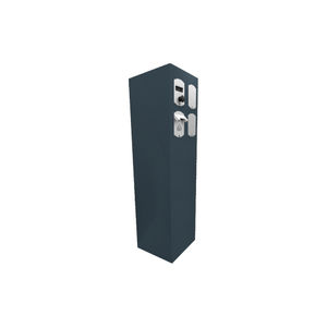 Access control bollard - StrongLine - Alphatronics - fixed / aluminum