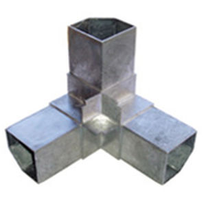 Corner tube connector - A230-10 - AROSIO F.LLI SRL - square / aluminum ...