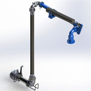 Fluid transfer loading arm - LA120 series - Zipfluid srl - top-loader