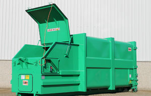 Stationary waste compactor - E series - AJK NV - monobloc / horizontal ...