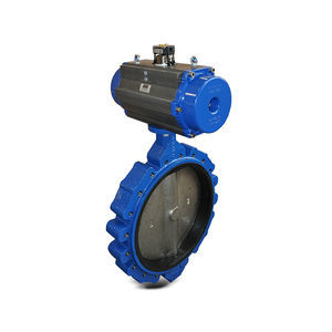 Butterfly valve - k03c-TRIPLEX - ACMO S.p.A. - pneumatic / electric ...