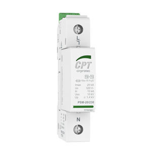 Type 2 surge protector - DM2-20A/230 IR - Cirprotec - type 3 / class II ...