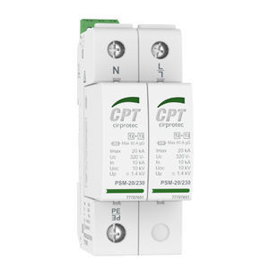 Type 2 surge protector - CS2P-15/230 - Cirprotec - class II / for ...