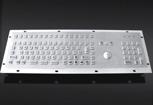 Panel-mount keyboard - GLAS-TASTATUR-BL-TPW-NP - WES Systeme Electronic ...