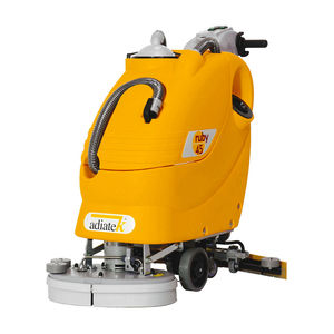 Walk-behind scrubber-dryer - ruby 55 / 55t - Adiatek - battery-powered