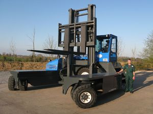 Electric side loader - COMBI C4000EN-12 - AMLIFT - for very narrow ...
