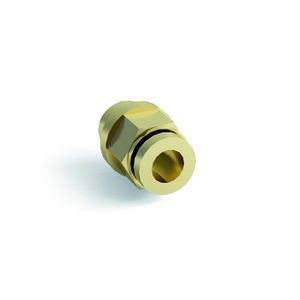 Round tube connector - 700018 - Alutec Group srl - brass