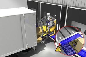 Loading dock wheel-guide - All industrial manufacturers