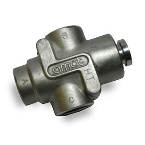 Temperature control thermostatic valve - H series - AMOT - stainless steel