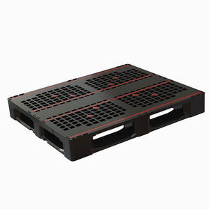 Plastic pallet - 3E 107 - Plasgad - light / interlocking / heavy-duty