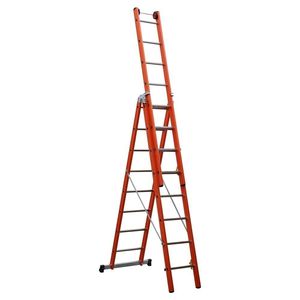 Fiberglass ladder - F051-403 - CAGSAN LADDERS - multifunction