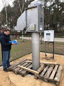 Rotary screen - RDS 6 - Equipwater - screw / for wastewater treatment