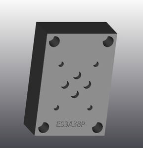 Modular base plate - EB7003 - EUROFLUID HYDRAULIC SRL - cast iron ...