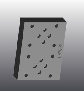 Modular base plate - EB503 - EUROFLUID HYDRAULIC SRL - cast iron ...