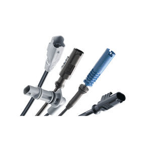 Data connector - LEONI - electrical power supply / rectangular / socket