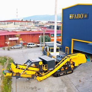 Impact crushing and screening plant - FTI-130 - Fabo Crushing Screening & Concrete Plants ...