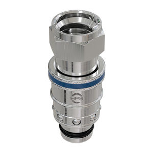 Quick coupling - HPS International - hydraulic / 45° angle / nickel ...