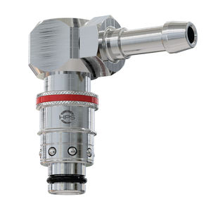 Quick coupling - HPS International - hydraulic / 45° angle / nickel ...