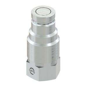 Quick coupling - HPS International - for hydraulic oil / threaded / brass