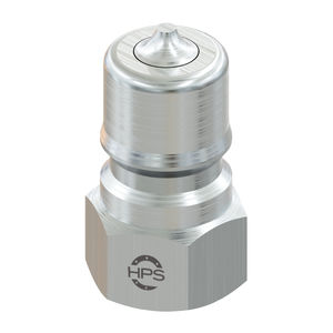 Quick coupling - HPS International - for hydraulic oil / threaded / brass
