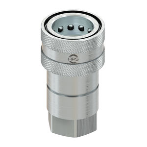 Quick coupling - HPS International - for hydraulic oil / tapped / straight