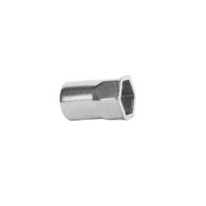 Threaded insert - JACKFIX series - FIXI - steel / flat-head