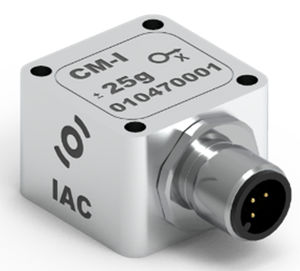 1-axis accelerometer - IAC-CM-U-01 - Micromega Dynamics - capacitive / MEMS / with built-in ...