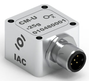 1-axis accelerometer - IAC-CM-I-01 - Micromega Dynamics - capacitive / MEMS / with built-in ...