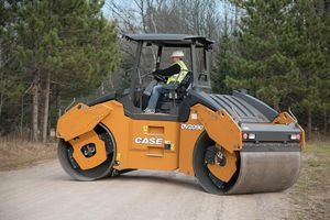 Tandem road roller - DV26E - Case - vibrating / articulated