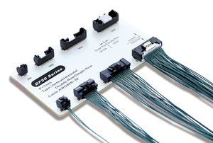Electrical power supply connector - DF58 Series, Low Profile, Wire-to ...
