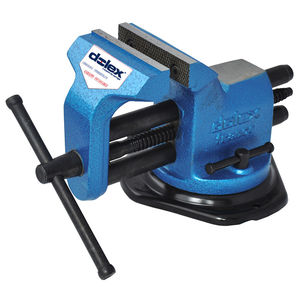 Bench-top vice - 45 - DOLEX - hand / swivel / hardened steel