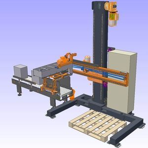 Layer palletizer - COMPACT 2007 - Mondo e Scaglione - case / vertical ...