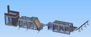 Packaging line for the food industry - DM PACK - for vegetables / tray ...