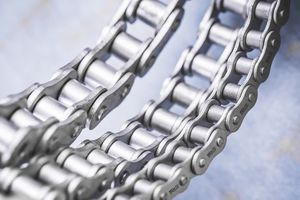 Transmission chain - Iris Chains - stainless steel / roller / double