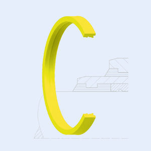 Lip seal - TDI series - Hunger - C-ring / polyurethane / PTFE