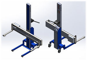 Manual lifter - EVO150 - RIEVO - column type / V-shaped / mobile