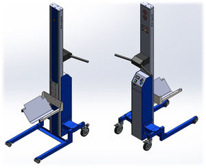 Manual lifter - EVO150 - RIEVO - fork / column type / mobile