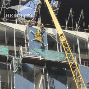 Cross vacuum lifting device - GLA600-4-B-M - Herolift - glass plate ...