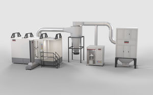 Closed circuit powder coating booth - All industrial manufacturers