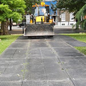Protection mat - FastCover Plus - Ground-Guards Ltd - PVC / temporary